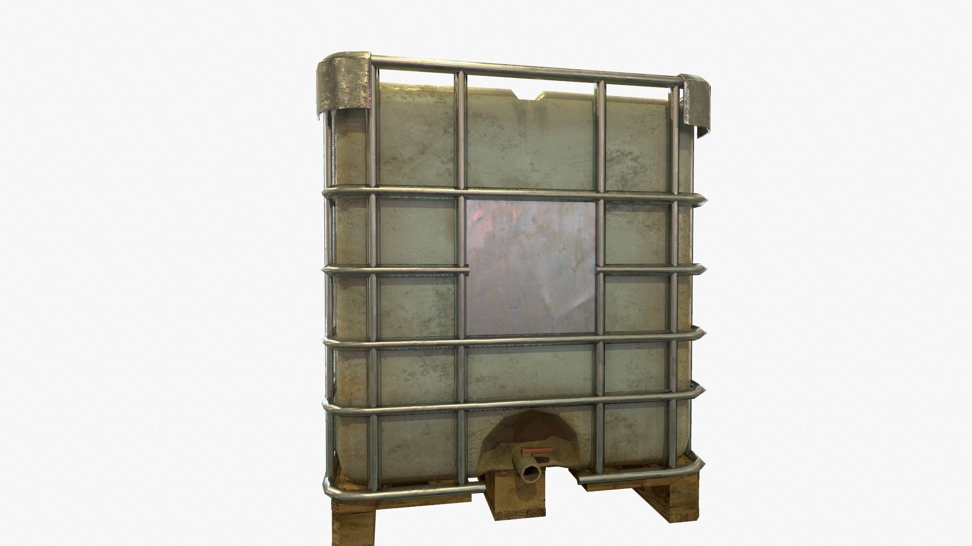 3D model water container 1000L VR / AR / low-poly | CGTrader