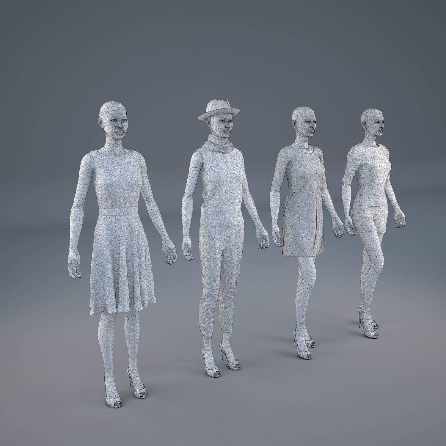 Mannequin Woman Cloth Model For Shop vol1 3D model | CGTrader