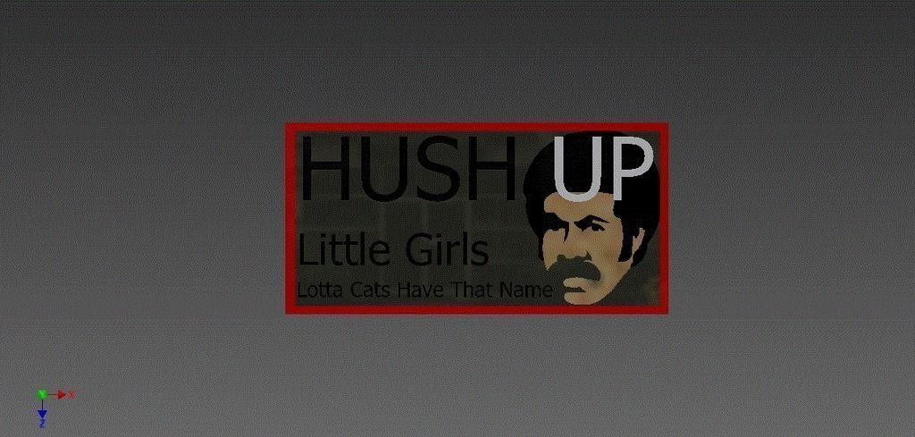 Black Dynamite License Plate free 3D model 3D printable | CGTrader