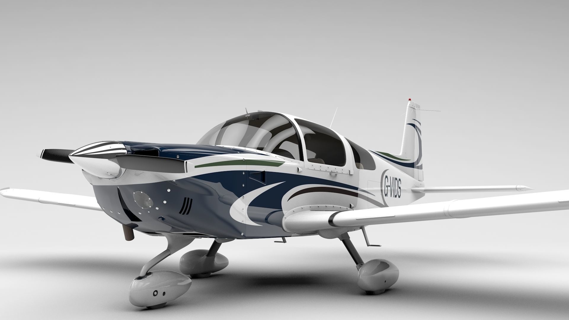 3D model AA-5A Grumman Cheetah Modern VR / AR / low-poly | CGTrader