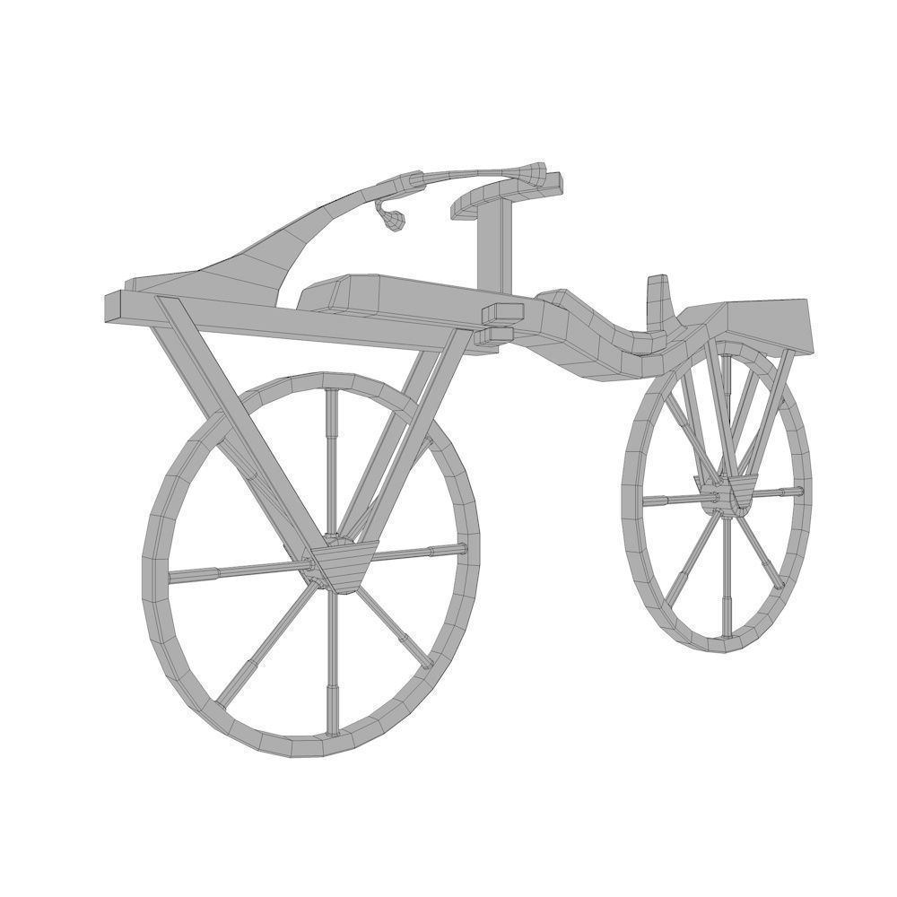 3D model Draisine bike VR / AR / low-poly | CGTrader