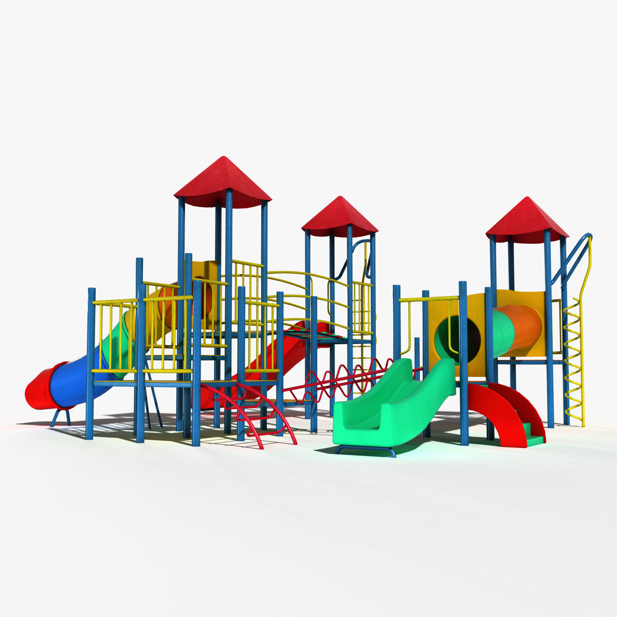 Playground Slide 3D model | CGTrader