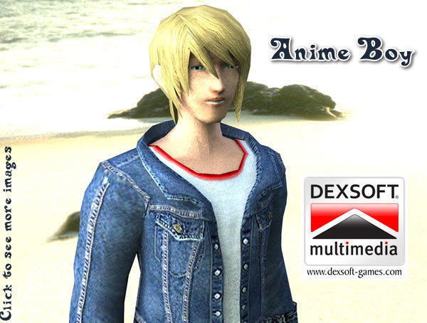 3D model Anime boy VR / AR / low-poly rigged animated | CGTrader