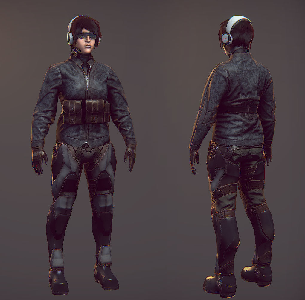 3D model Female Scout VR / AR / low-poly rigged animated | CGTrader