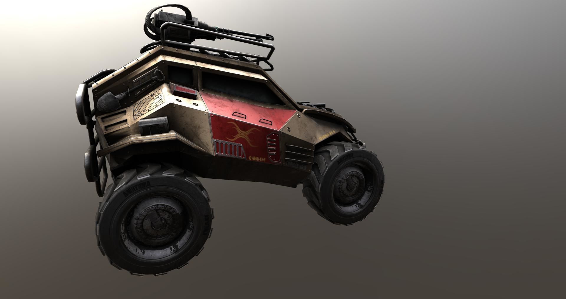 3D model Thunder HG1B VR / AR / low-poly | CGTrader