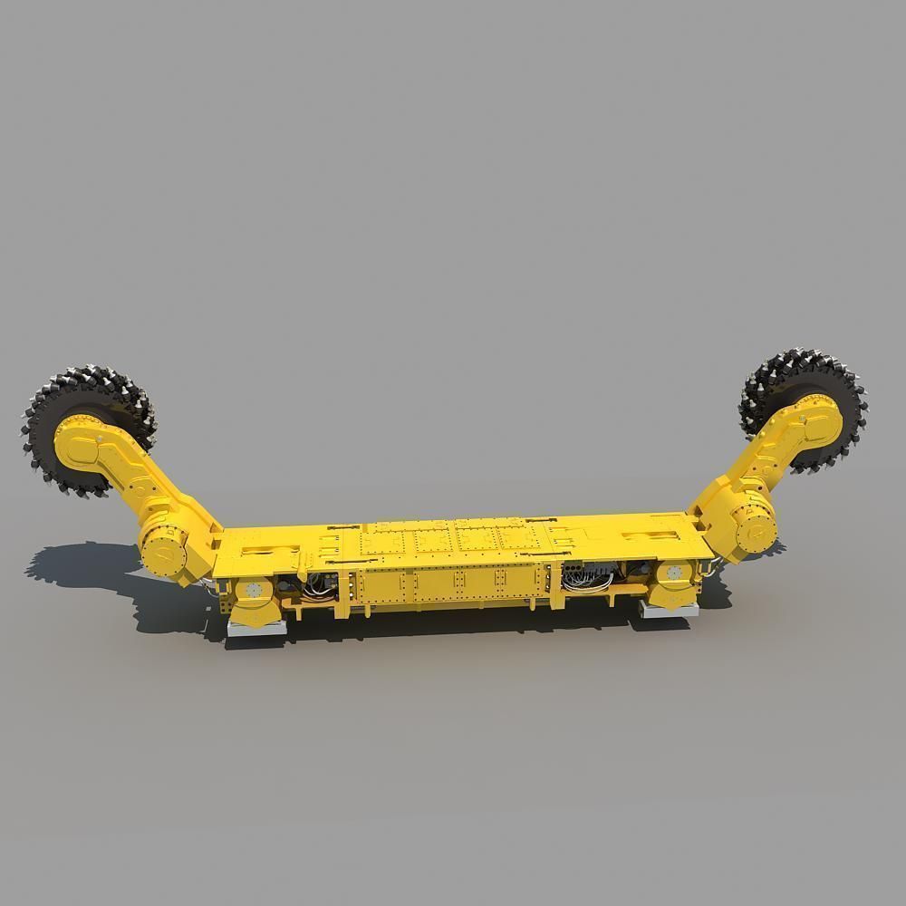 Coal Mining Machine 3D model | CGTrader