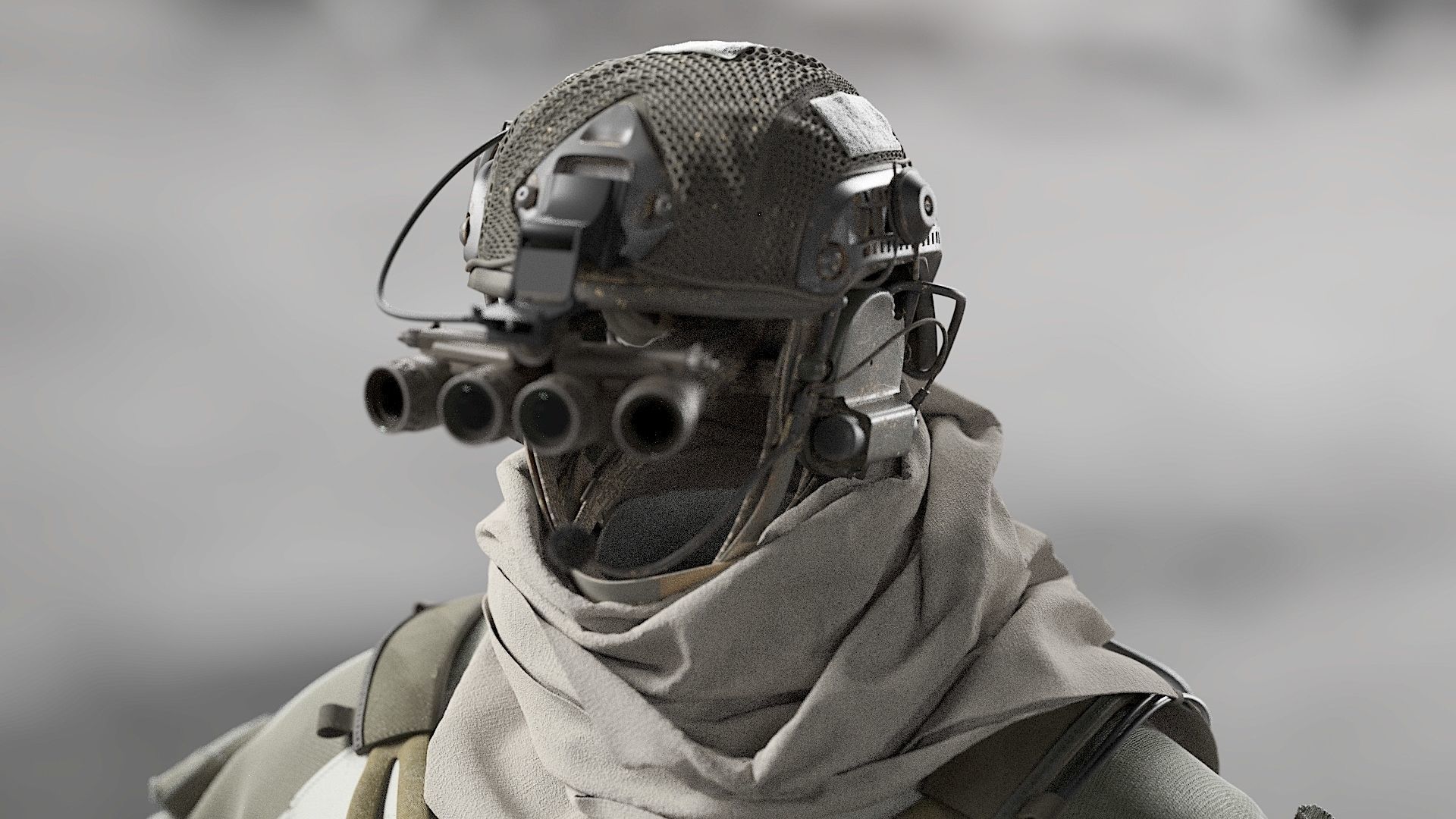 SOLDIER High Poly equipment 3D model | CGTrader