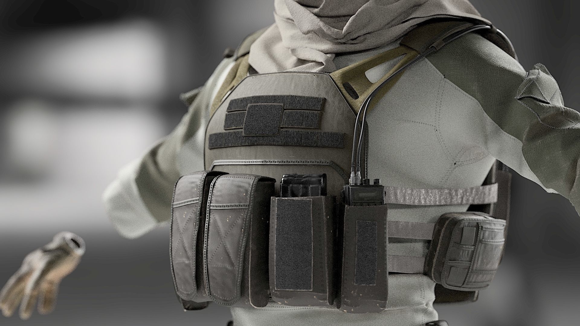 SOLDIER High Poly equipment 3D model | CGTrader