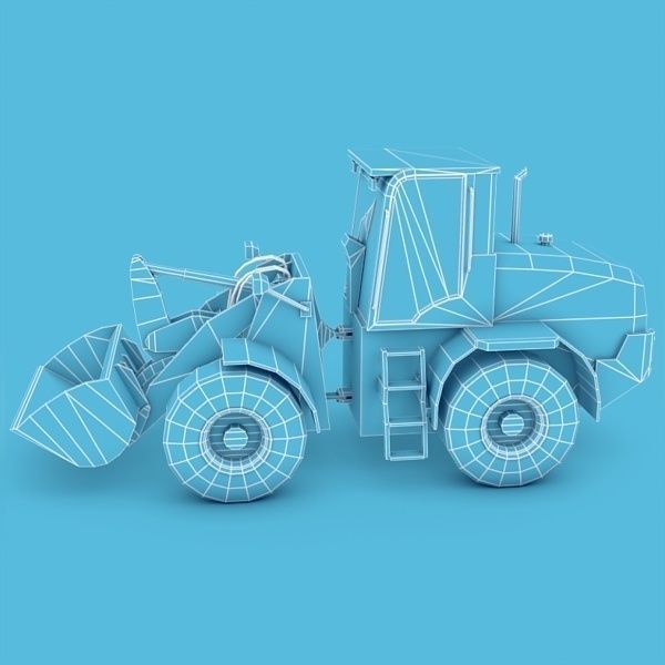 3D model Wheel Loader VR / AR / low-poly | CGTrader