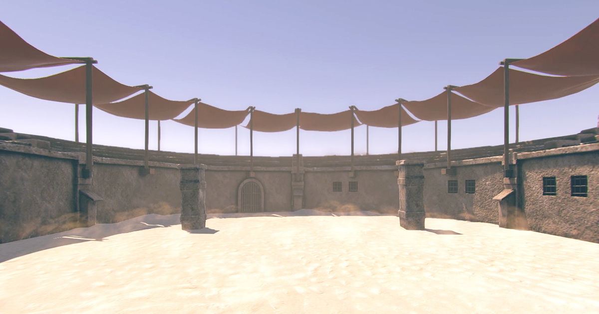 3D asset Arena for fights | CGTrader