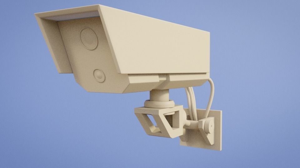 Cyberpunk Surveillance Cameras assets free VR / AR / low-poly 3D model | CGTrader