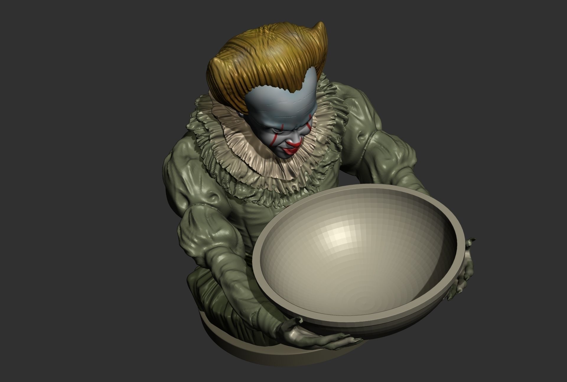 Pennywise IT 2017 Halloween Candy Holder 3D Printable model 3D model 3D ...