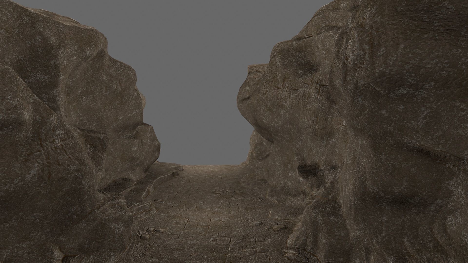 3D model canyon VR / AR / low-poly | CGTrader