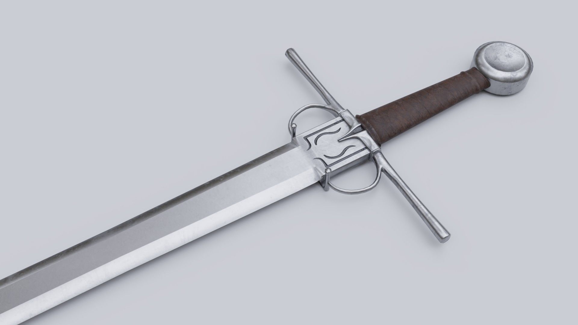 3D model Medieval Arming Sword VR / AR / low-poly | CGTrader