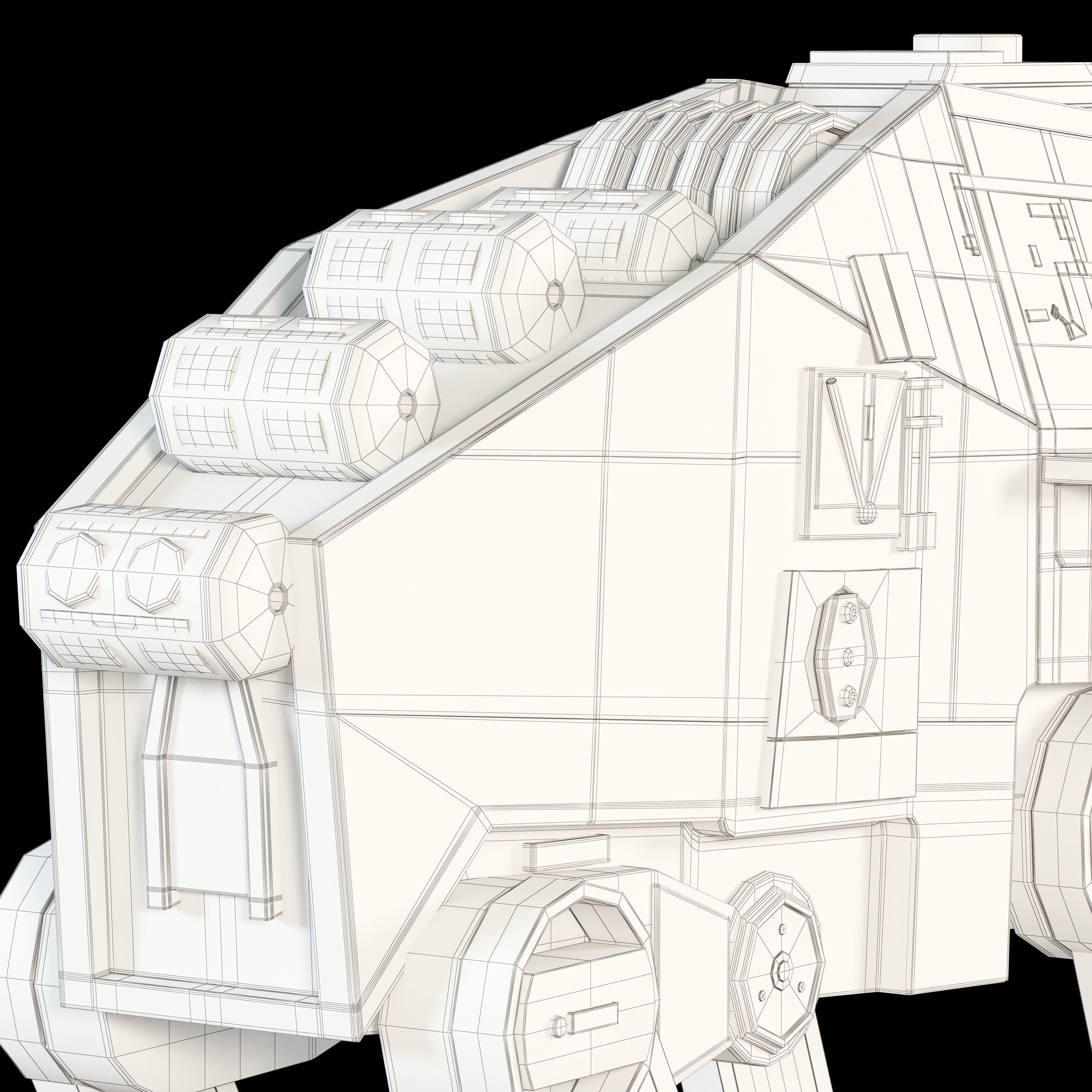 AT-M6 Star Wars All Terrain MegaCaliber Six 3D model | CGTrader