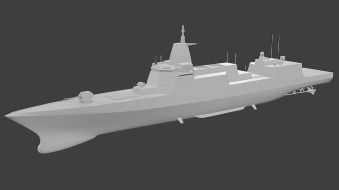 Type 055 Class Destroyer 3D model | CGTrader