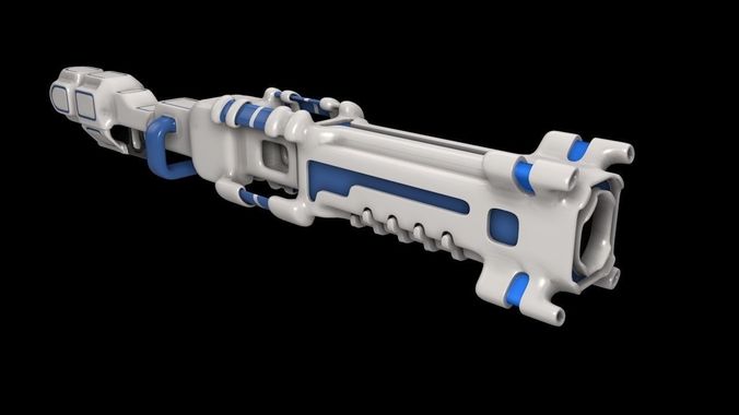APS Weapon free 3D model | CGTrader