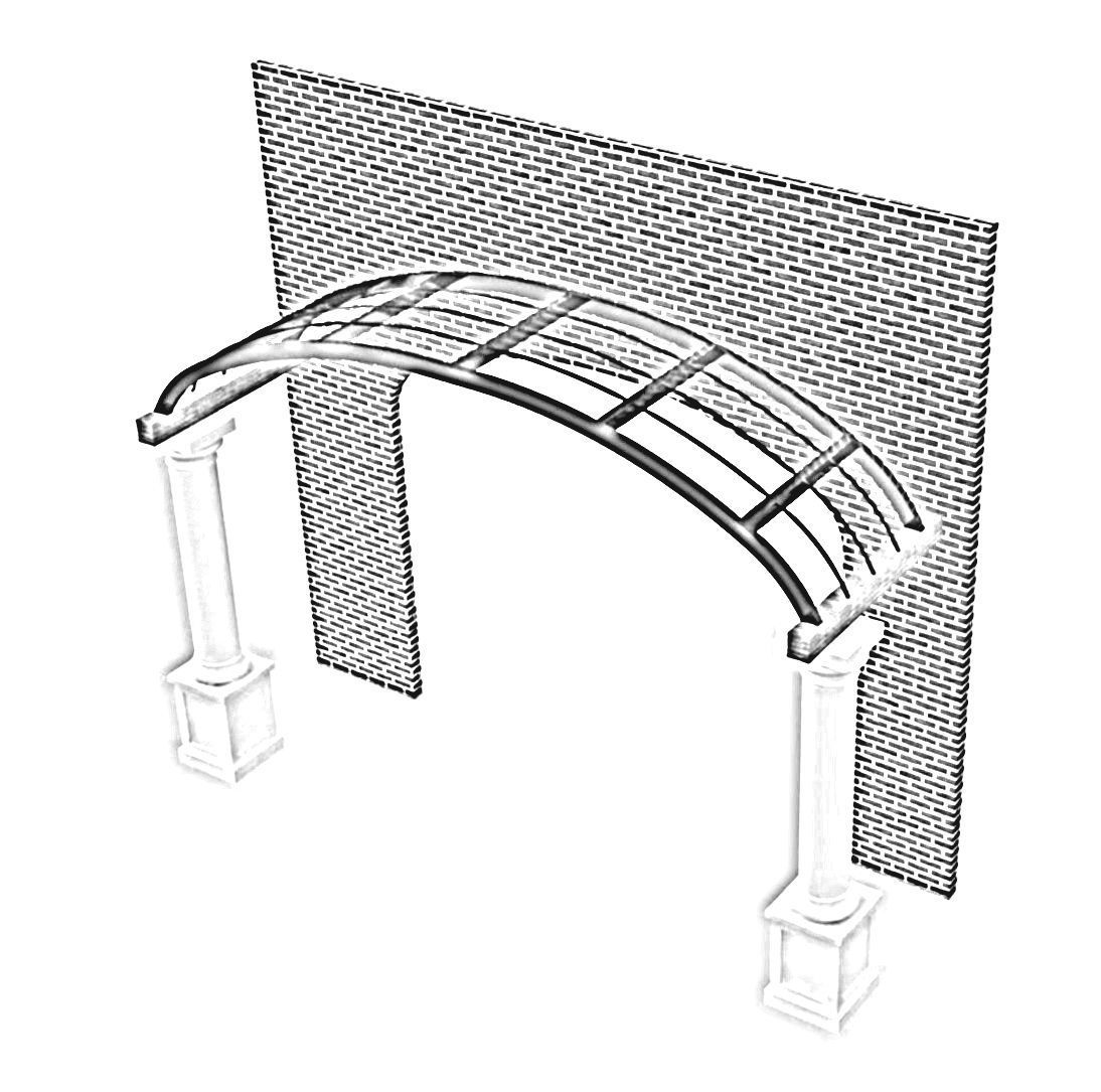 ARCHED WINDOW STOREFRONT 3D model | CGTrader