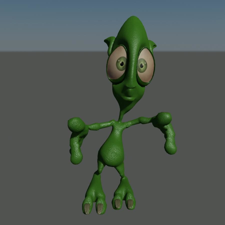 3D model alien dance VR / AR / low-poly rigged | CGTrader