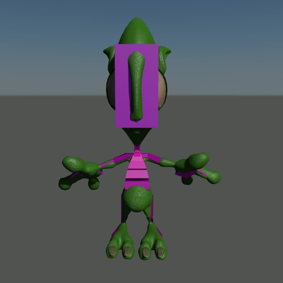 3D model alien dance VR / AR / low-poly rigged | CGTrader