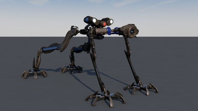 AMEE - Autonomous Mapping Exploration and Evasion 3D model rigged | CGTrader