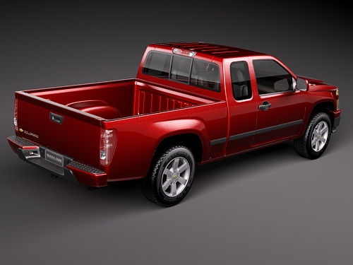 Chevrolet Colorado extended cab 3D Model 3D model | CGTrader