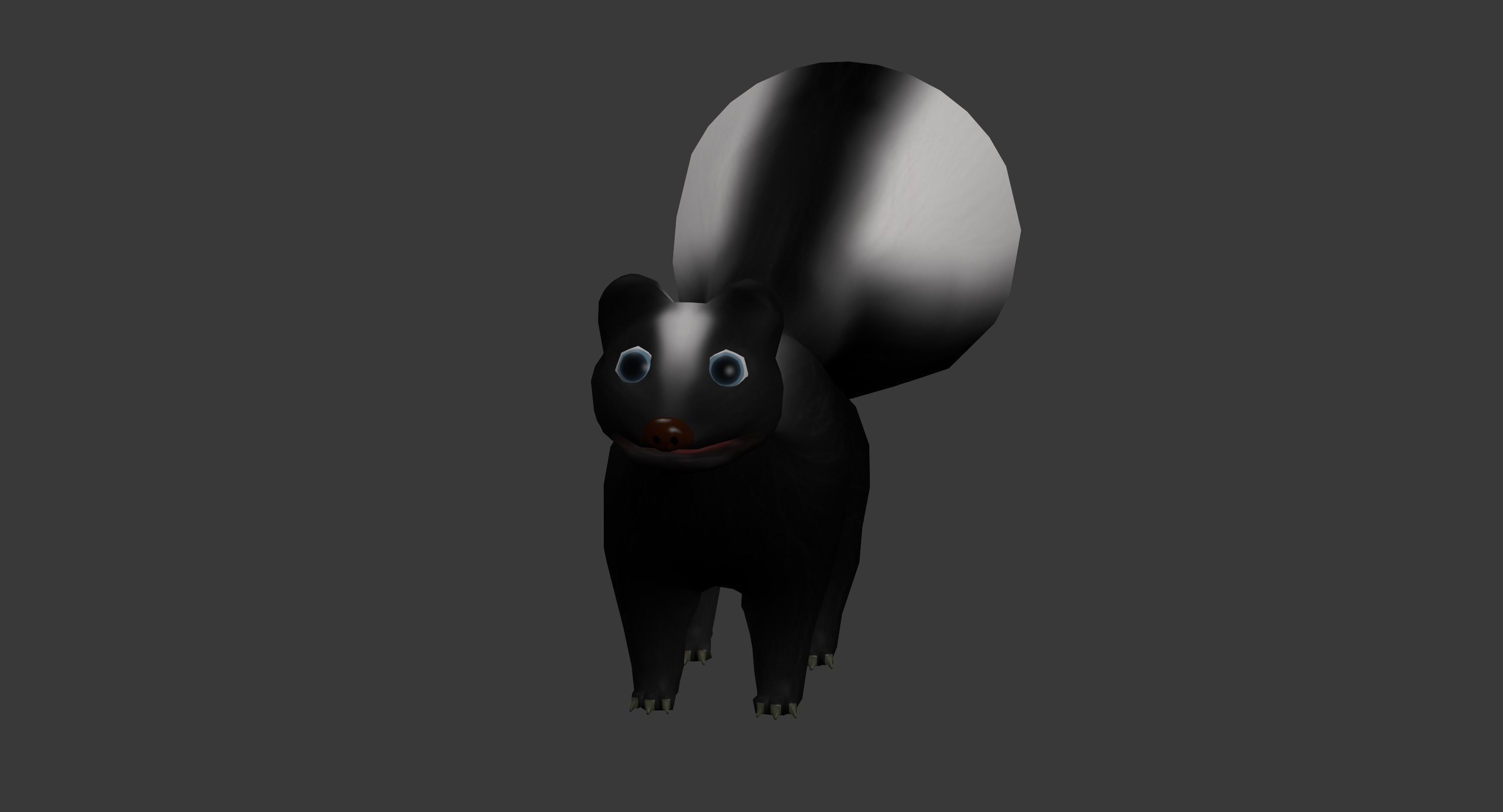 3D model Cartoon skunk VR / AR / low-poly | CGTrader