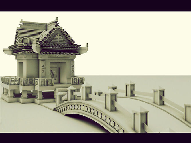 Chinese Temple - High Poly free 3D model | CGTrader