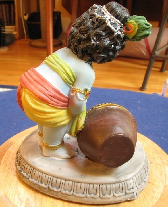 Baby Krishna Spilling Milk 3D model 3D printable | CGTrader