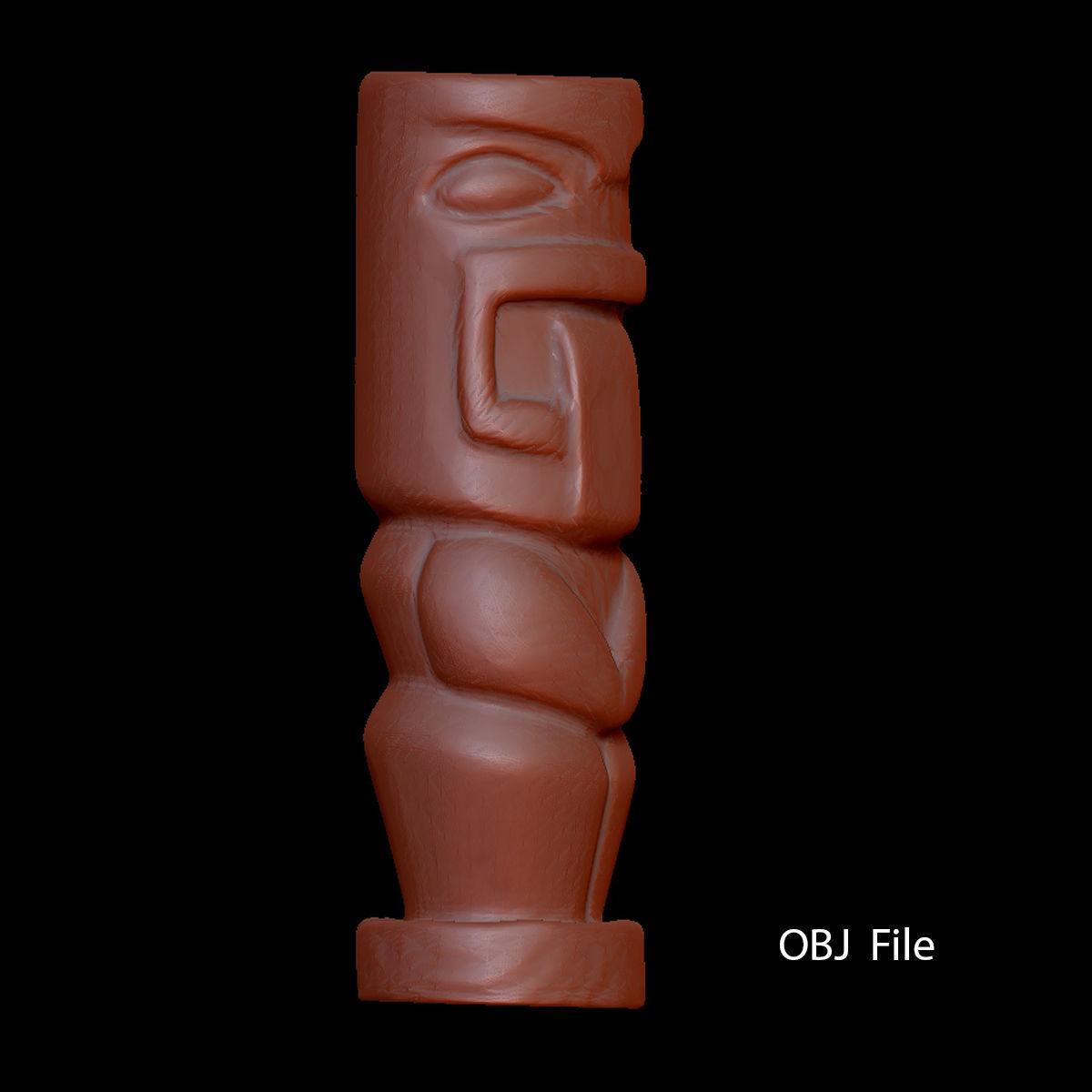 Ancient Totem 3D model 3D printable | CGTrader