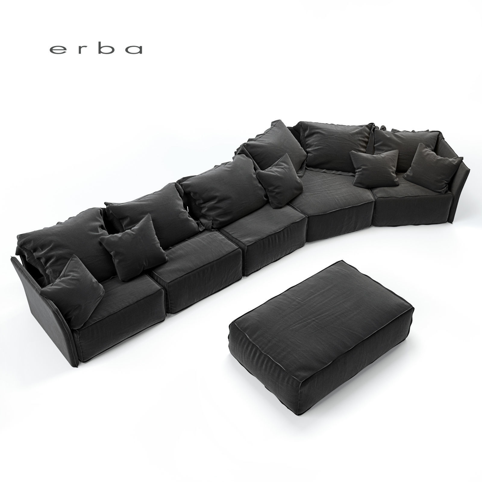 Modular sofa Indipendent Erba free 3D model | CGTrader