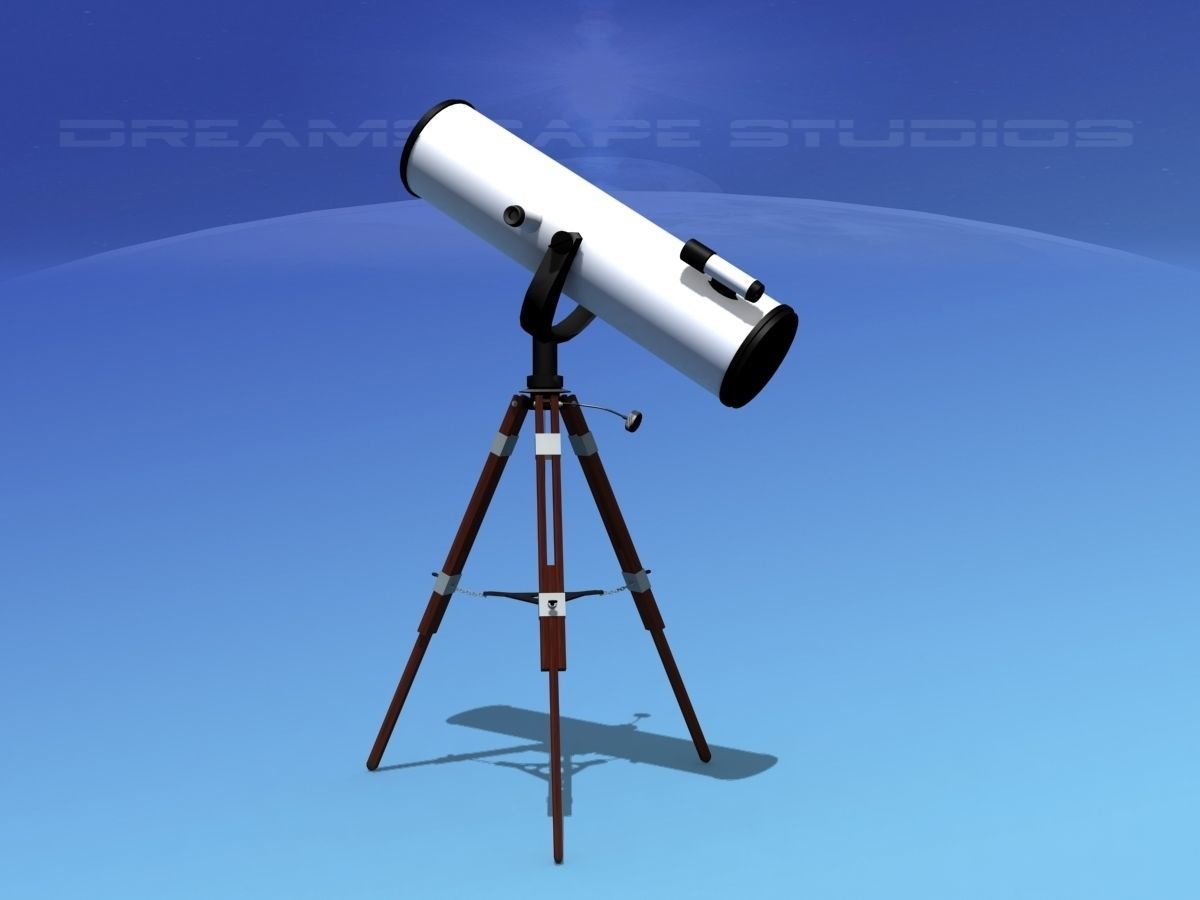 3D model 12 In Reflector Telescope | CGTrader