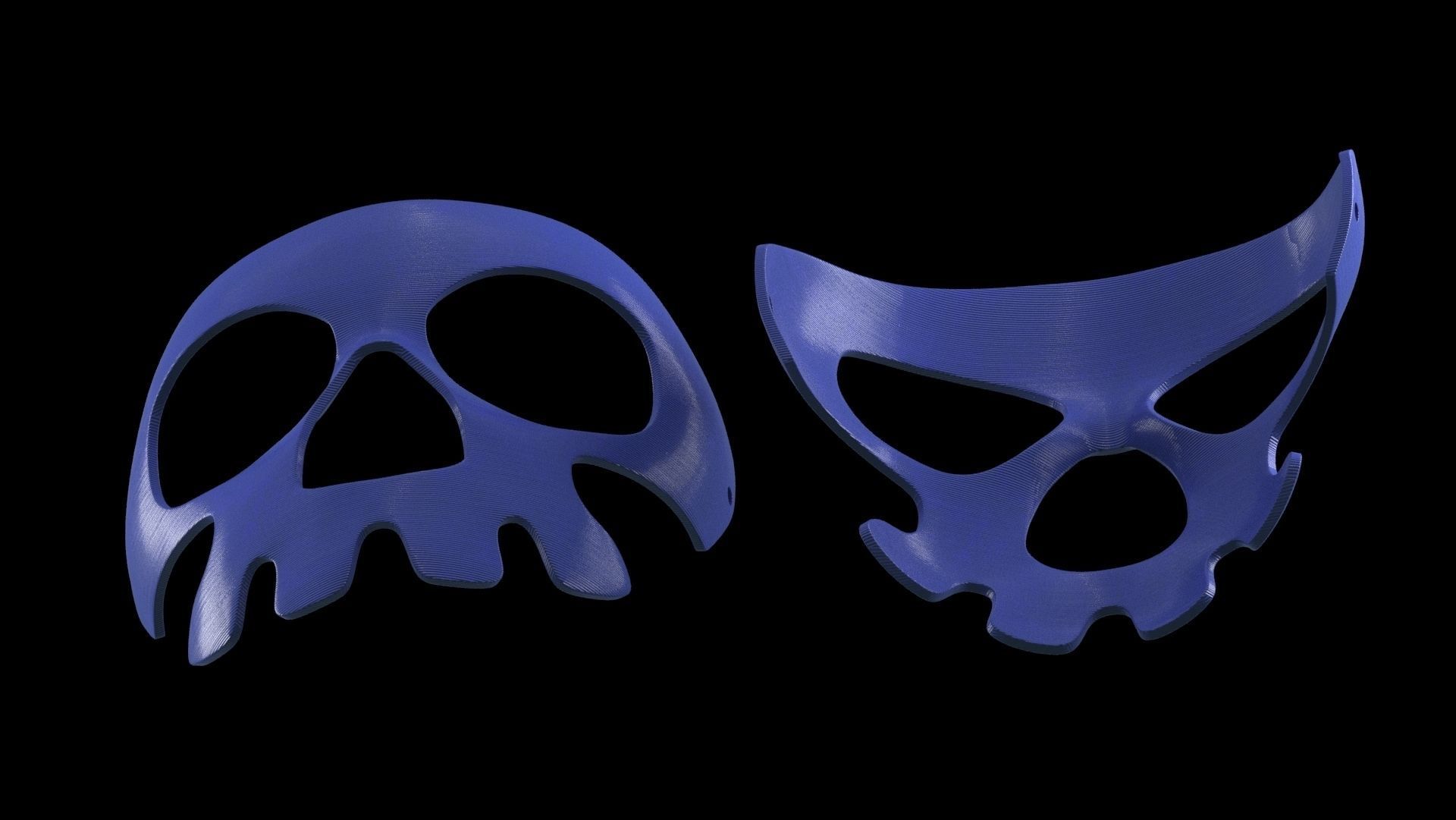 Printable Halloween Skull Mask 3D model 3D printable | CGTrader