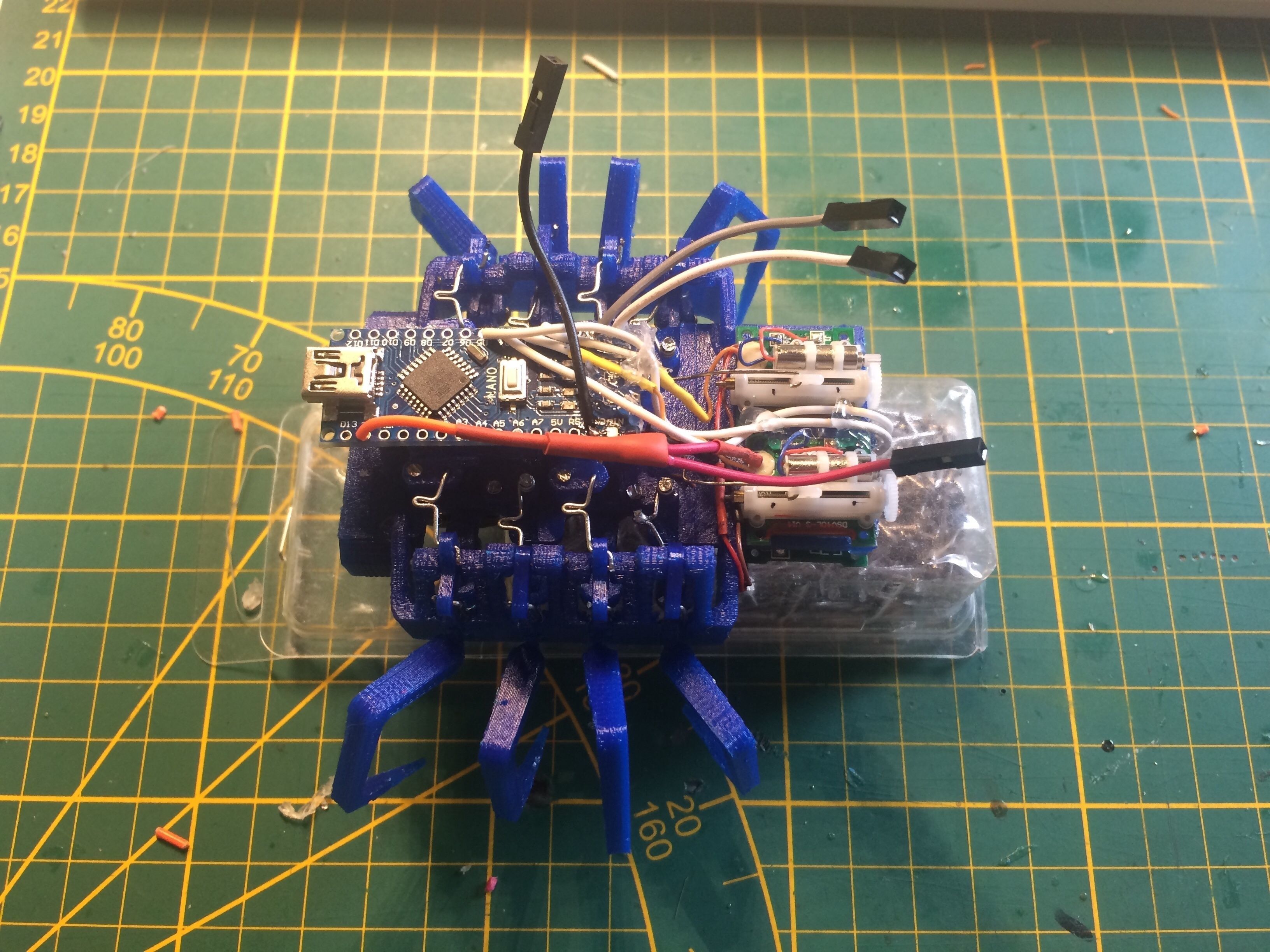 8 legged spider robot 3D model 3D printable | CGTrader