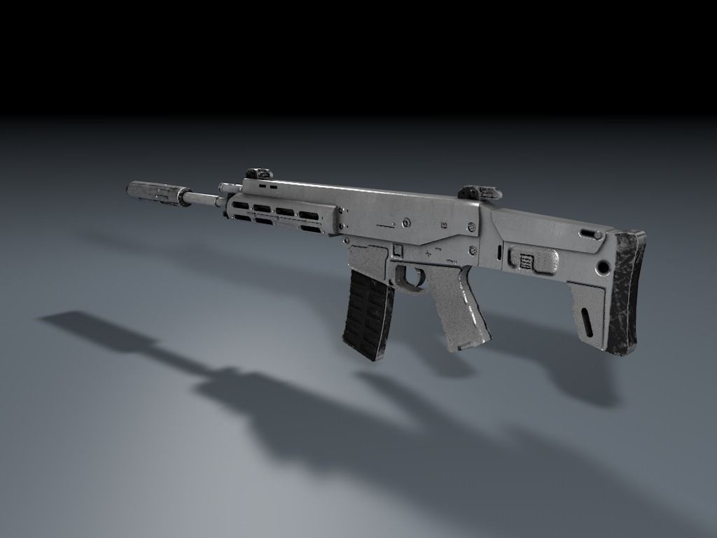 Bushmaster Remington ACR 3D model | CGTrader