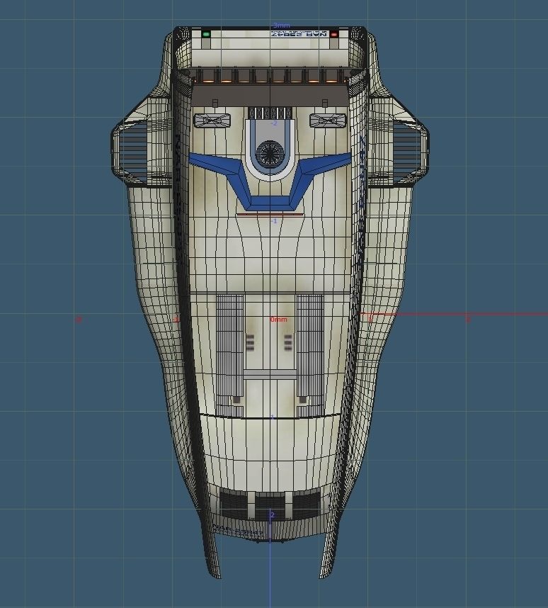 STAR-TREK EXECTIVE-CLASS SHUTTLE 2Way Texture 1Parts model 3D model ...