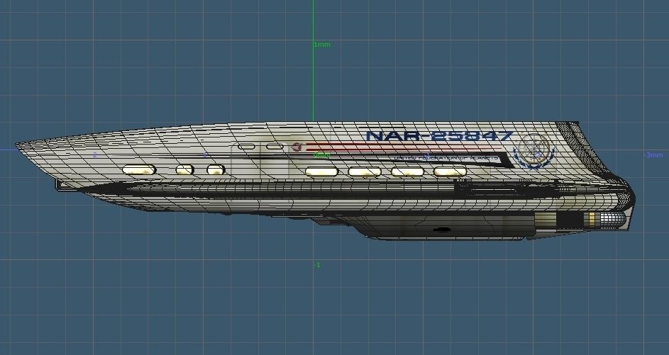 STAR-TREK EXECTIVE-CLASS SHUTTLE 2Way Texture 1Parts model 3D model ...