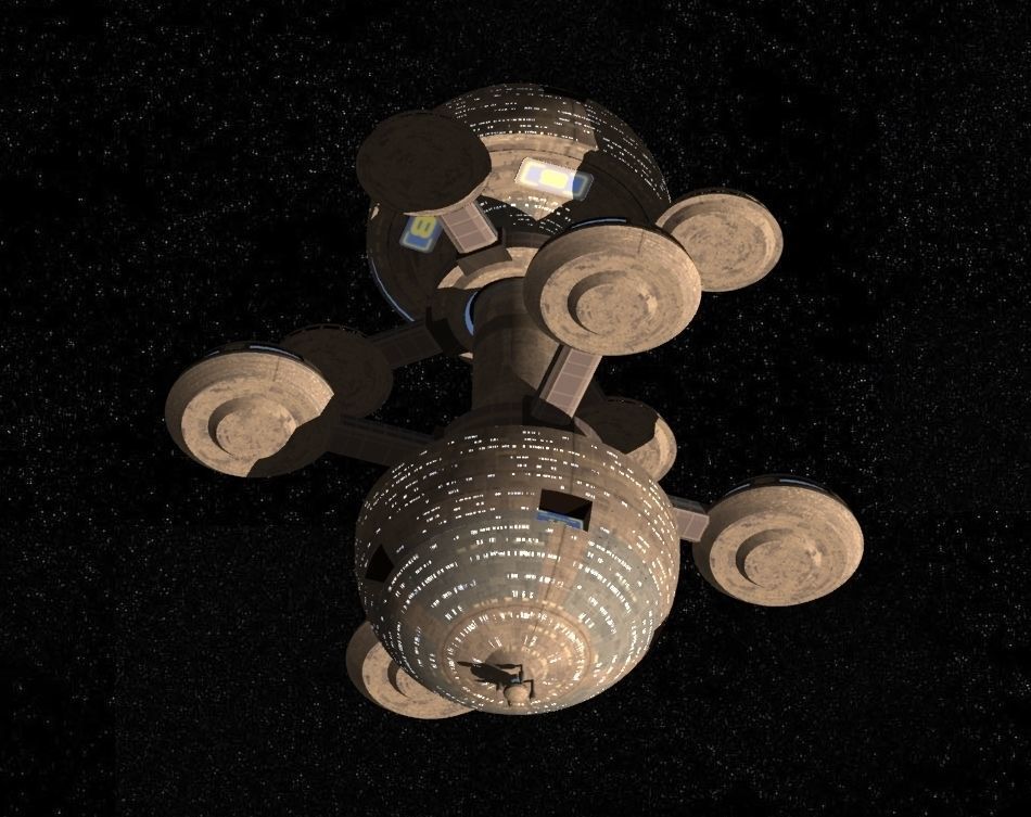 STAR-TREK Mars Utopia Planitia Fleet Yards Space-Station free 3D model ...