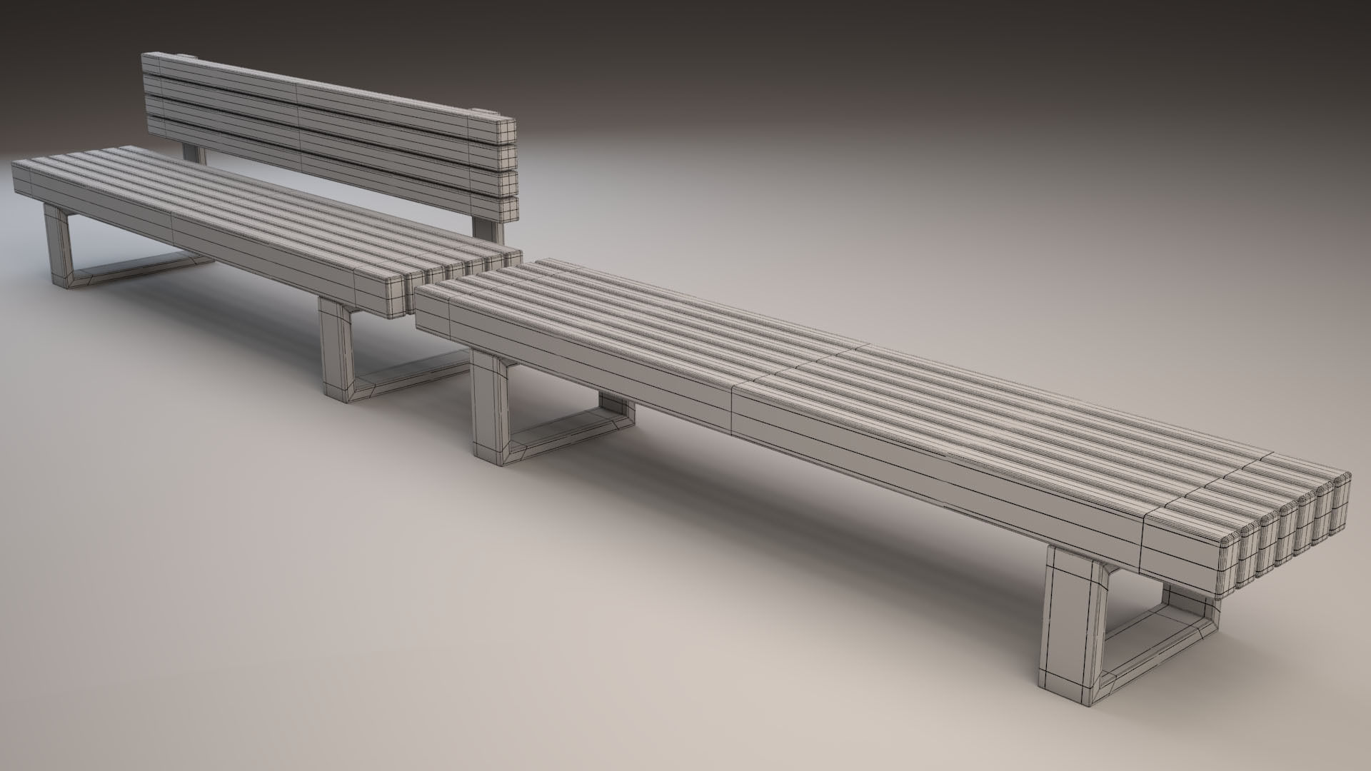 Bench 3D model | CGTrader