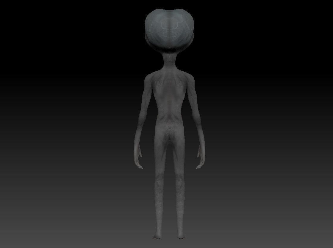 3D model Grey Alien From AREA 51 - Midway Games - Remastered VR / AR ...