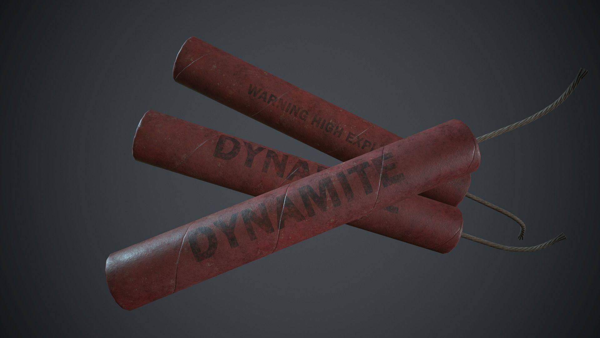 3D model Dynamite PBR Game Ready VR / AR / low-poly | CGTrader