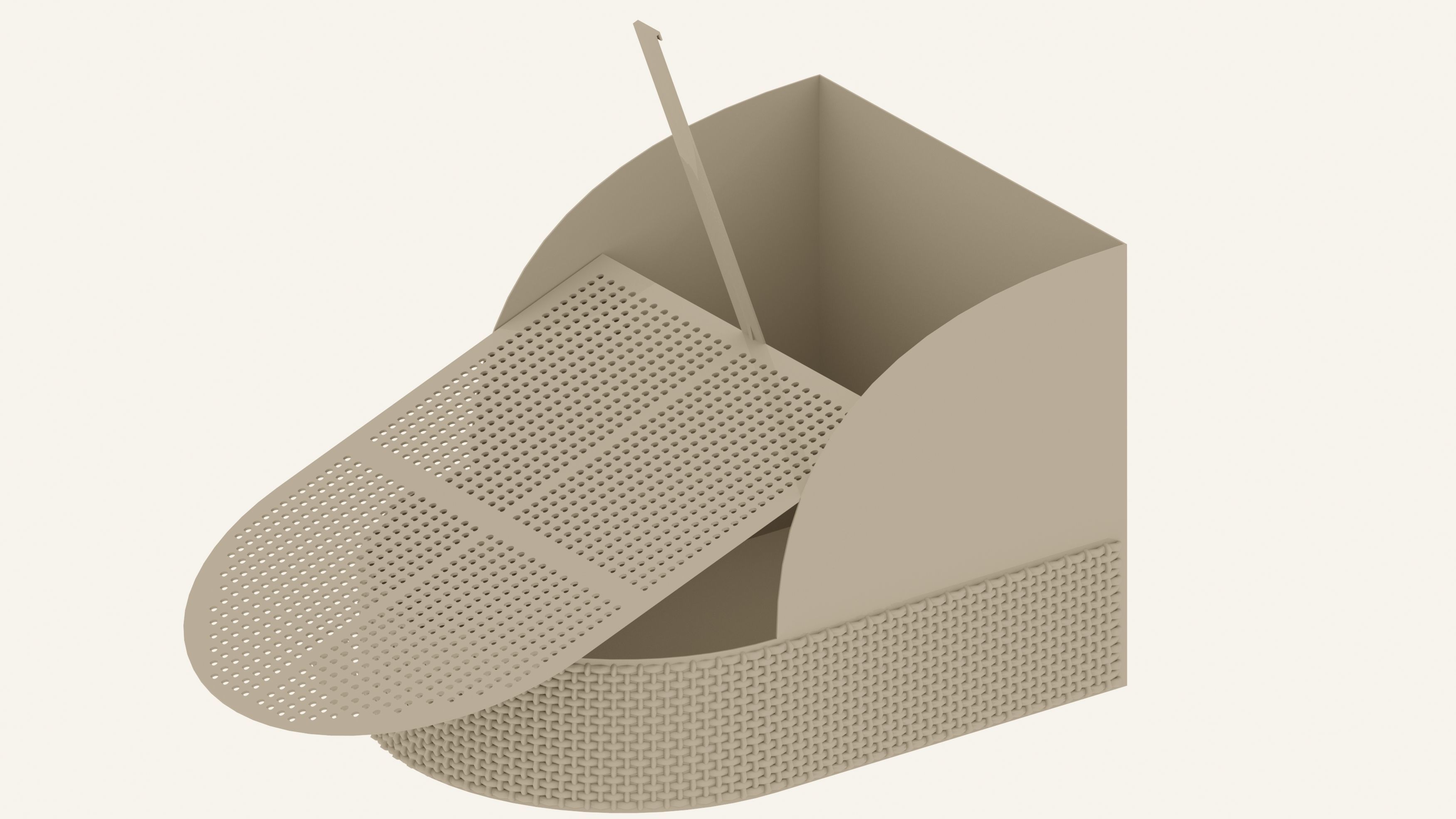Litter box 3D model 3D printable | CGTrader