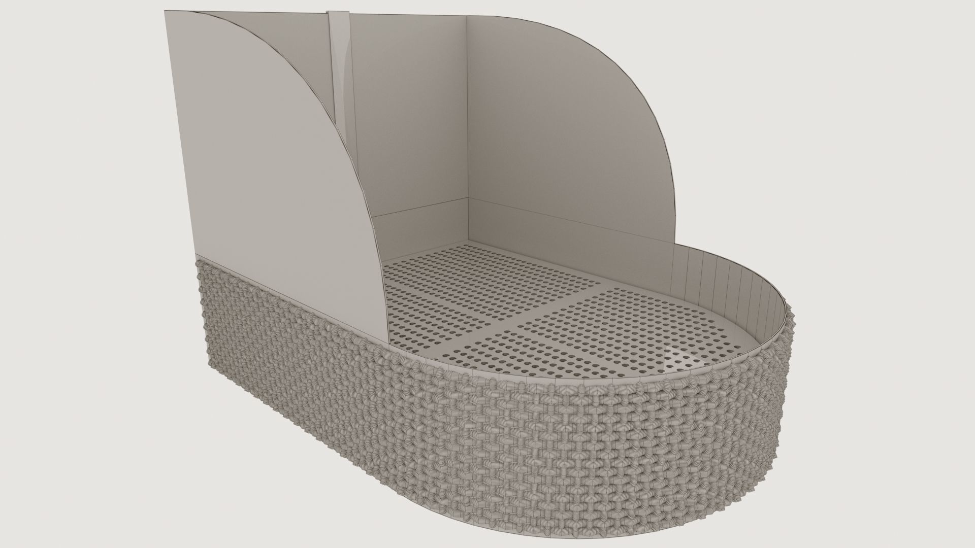 Litter box 3D model 3D printable | CGTrader