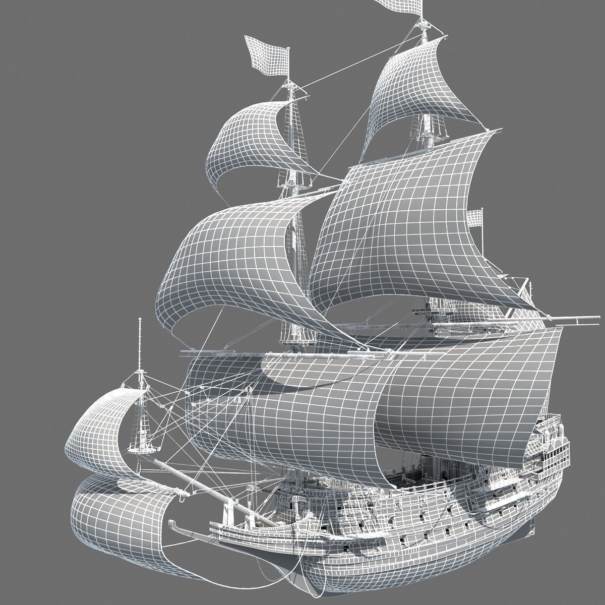 sail Ship 3D model | CGTrader
