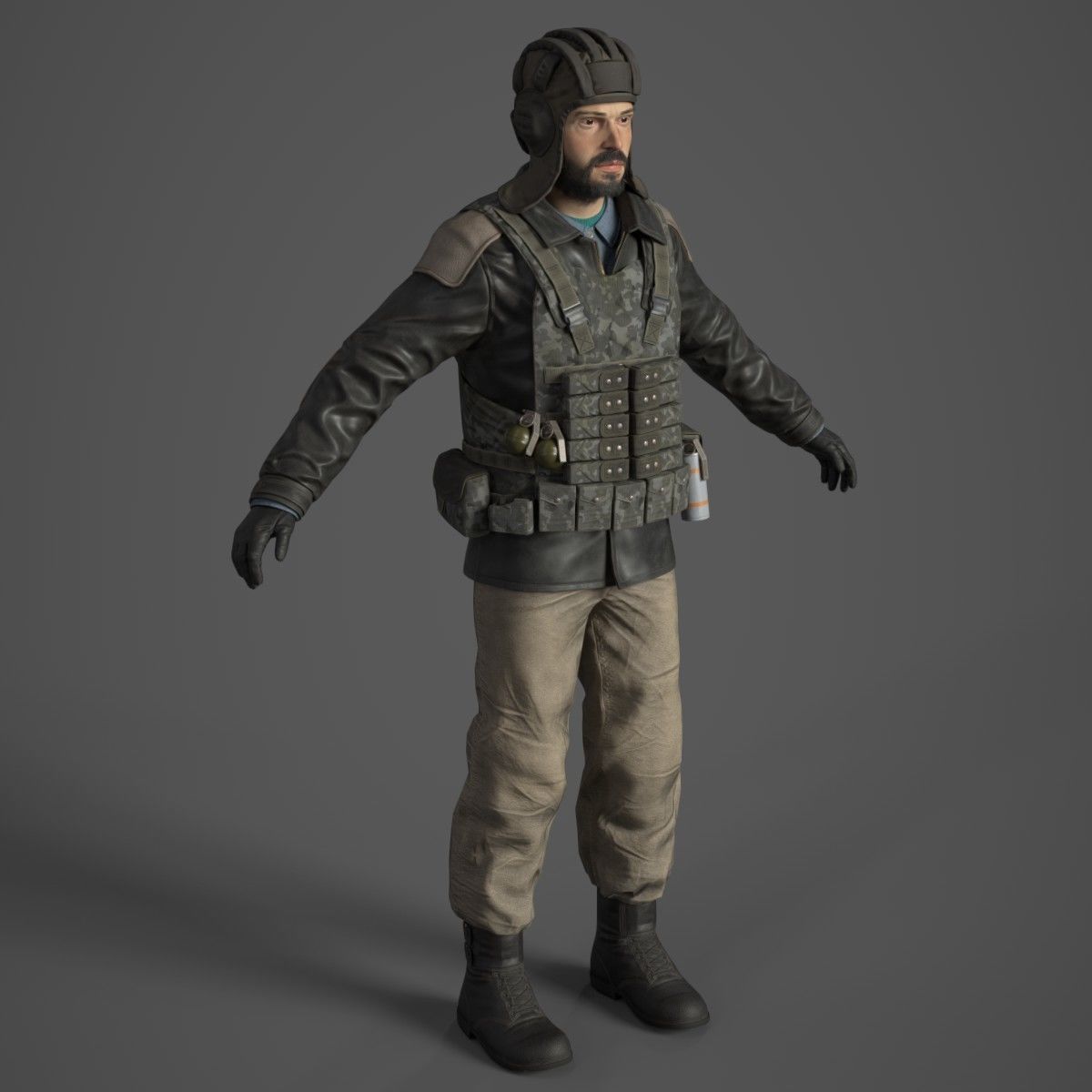 3D model Rigged Terrorist 3d model pack VR / AR / low-poly rigged ...