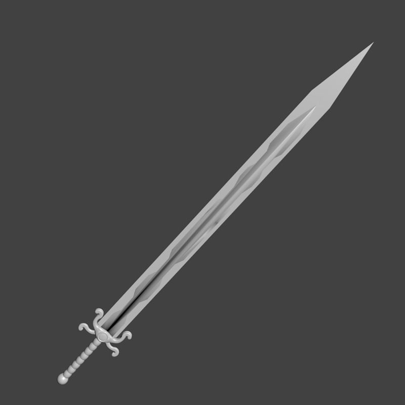 3D simple sword epic | CGTrader