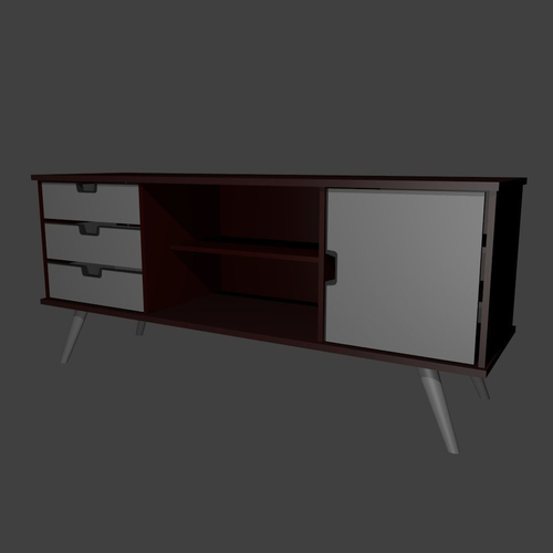 small cabinet furniture 3D model | CGTrader