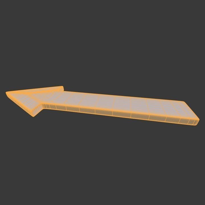 3D model Standard straight arrow VR / AR / low-poly | CGTrader