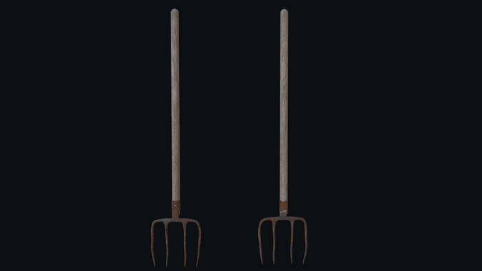 3D model Pitchfork VR / AR / low-poly | CGTrader