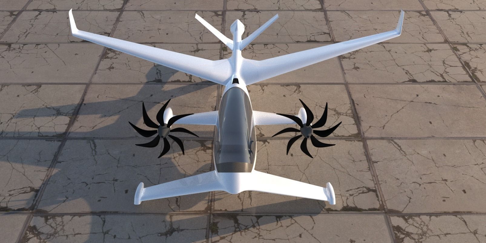 vtol concept free 3D model | CGTrader